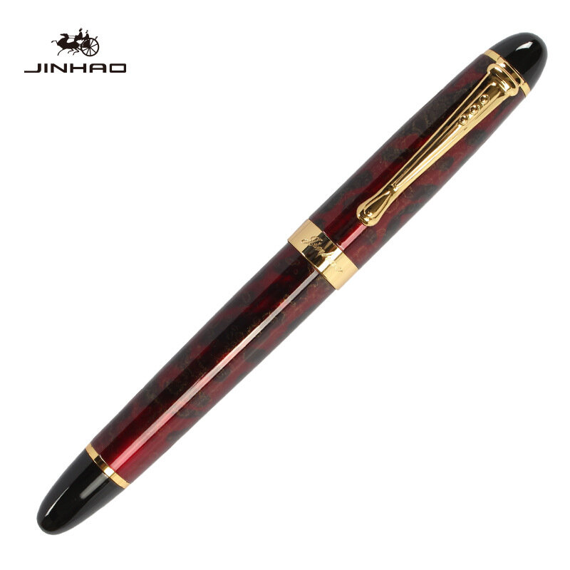 Перьевая ручка Jinhao X450 для студентов, подарок для каллиграфии, металлическая ручка для подписи, совместимая с чернильными картриджами