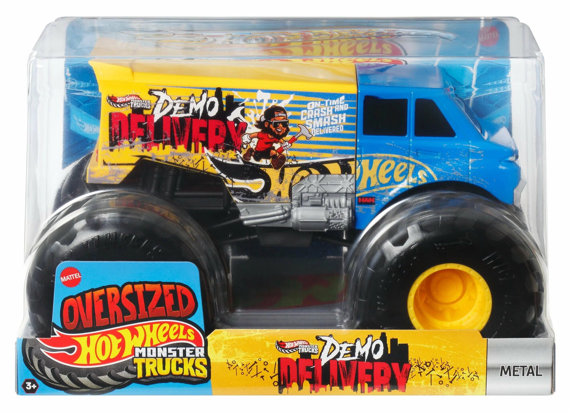 Машинка Hot Wheels Oversized Monster Trucks: Demo Delivery JCC85