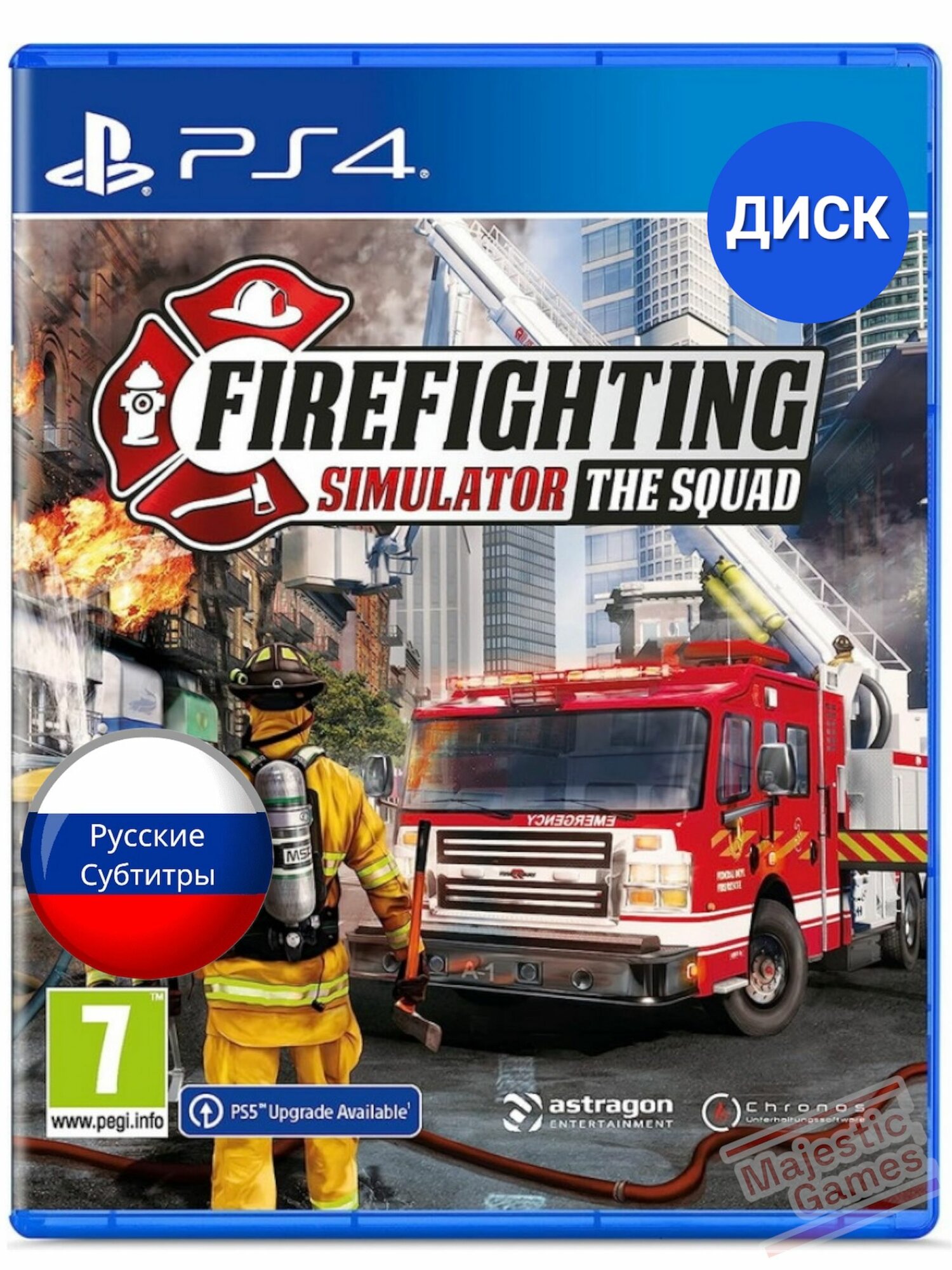 Игра Firefighting Simulator - The Squad (Диск, PS4, Русские субтитры)