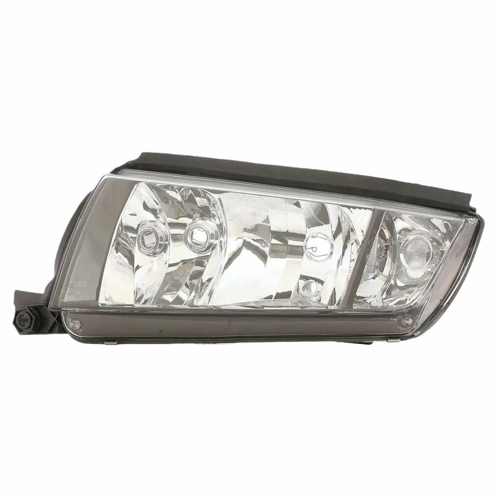 Фара DPA 89410198002 левая Skoda Fabia I 1999-2007 черная рамка