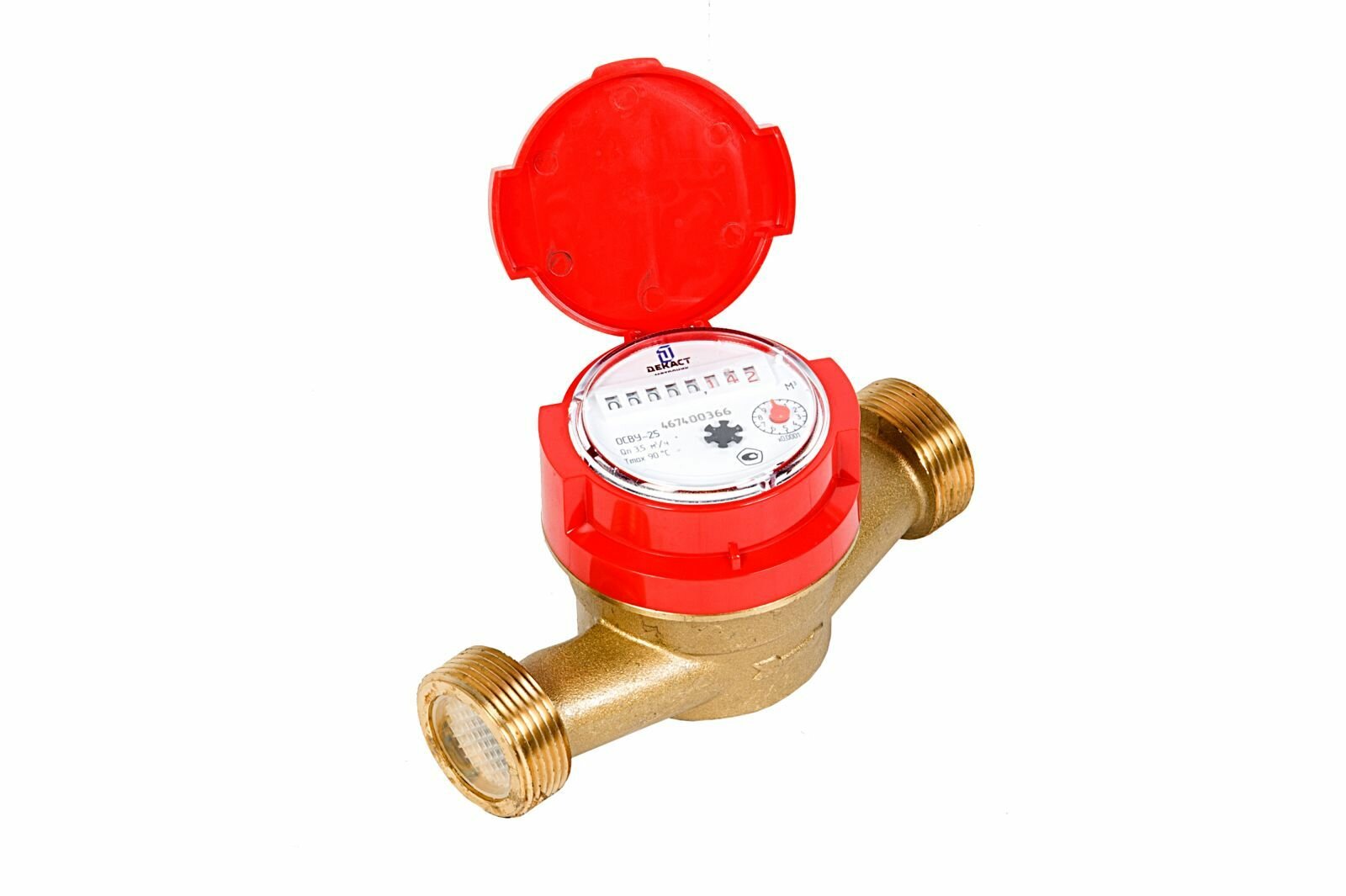 Счетчик воды Декаст ручной, реечный, усилие 25 кН, для задвижек