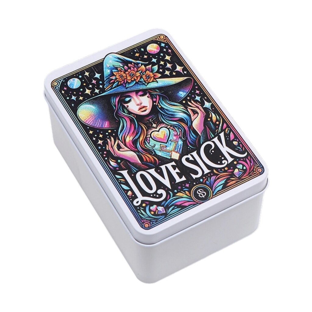 Коробка для Игровых Карт Футляр Для Торговых Карт Банка Для Хранения Карт Таро Органайзеры Футляр Для Карт Пустой Металлический Ящик Для Хранения Игровых Карт