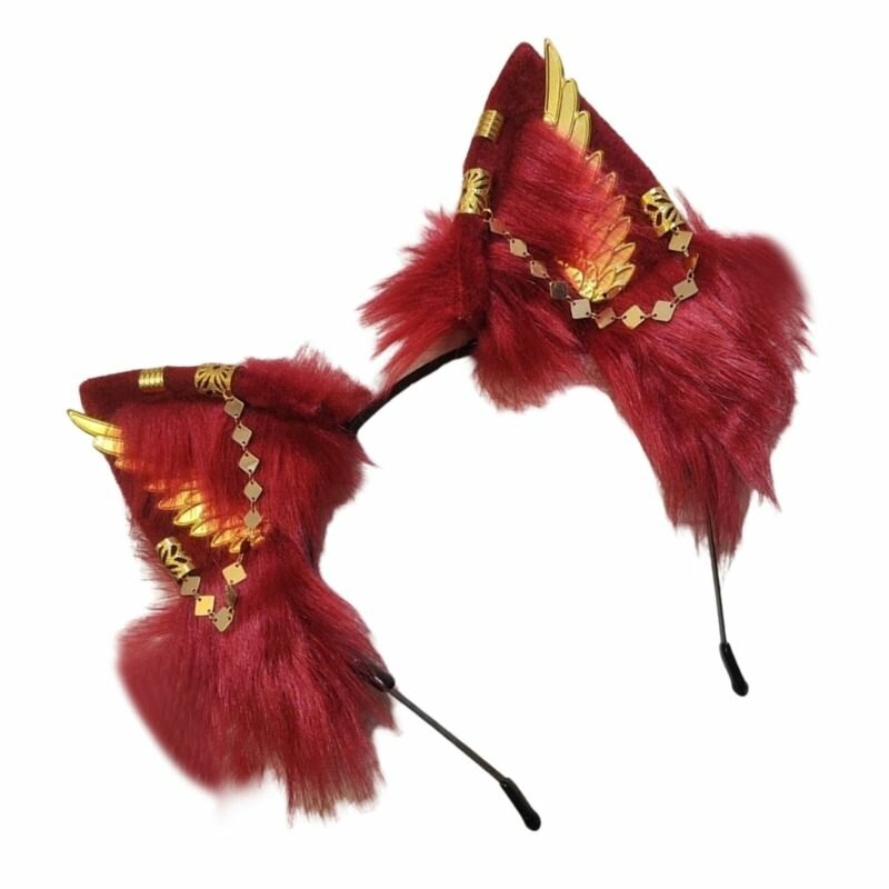 Повязка на голову в древнем стиле "маленькая лисичка"-повязка ухо зверя