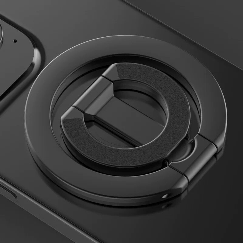 Двусторонний магнитный держатель для телефона MagSafe, сильный ультратонкий металлический держатель с магнитным кольцом