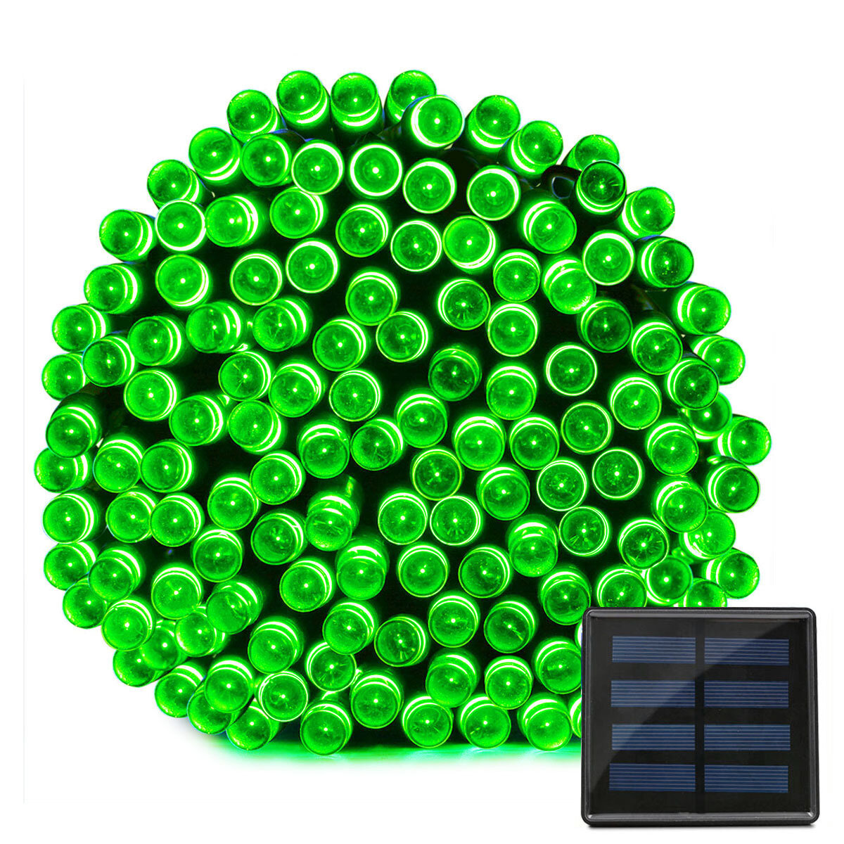 Солнечные гирлянды 8 режимов 22.2m светодиодов для праздничного сада на улице, водонепроницаемые, феи, рождественские мигающие огни, бестселлер Amazon