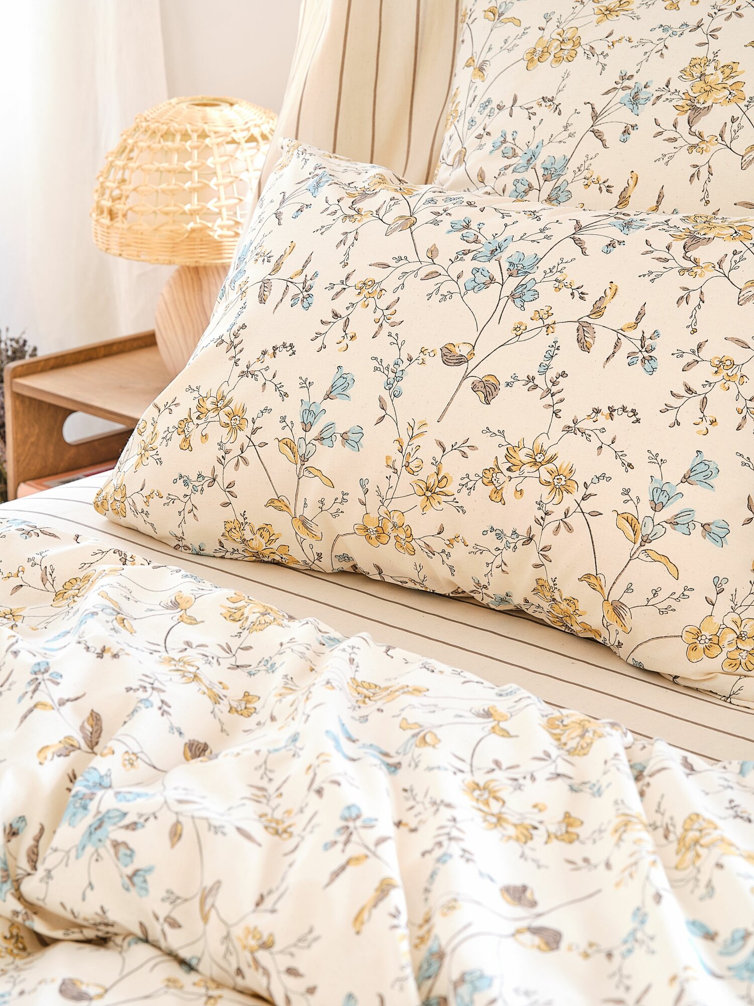 Наволочки 50х70, комплект из 2-х штук Ночь Нежна Гвен ЭКО, ткань перкаль, 100% хлопок