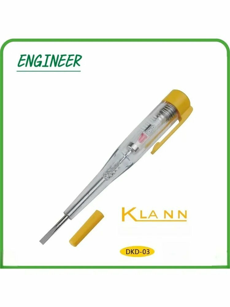 ENGINEER DKD-03, светодиодный тестер электричества переменного тока, отвертки