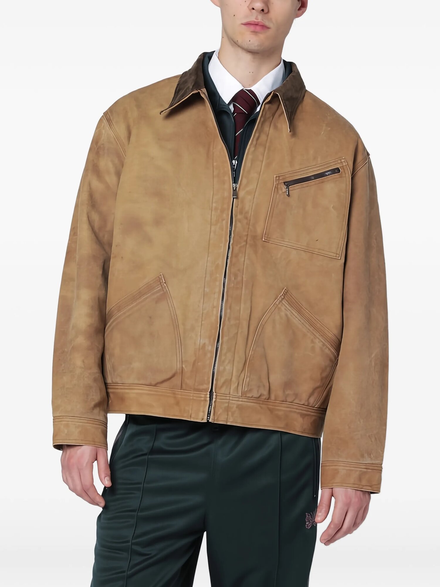 Куртка Contrast-collar jacket