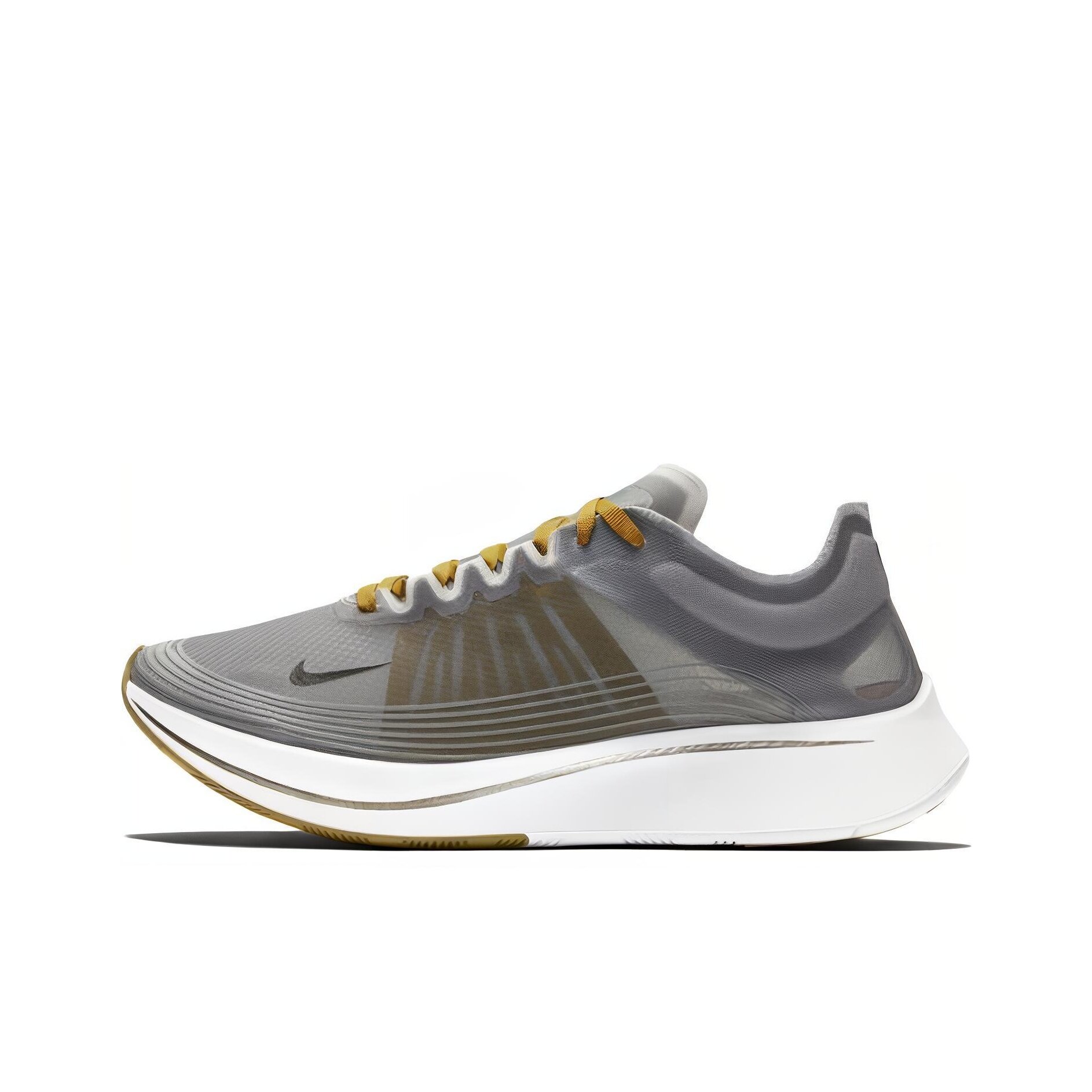 Кроссовки NIKE Zoom Fly SP, размер EU 40 стопа (25CM), gray/brown — фото 1