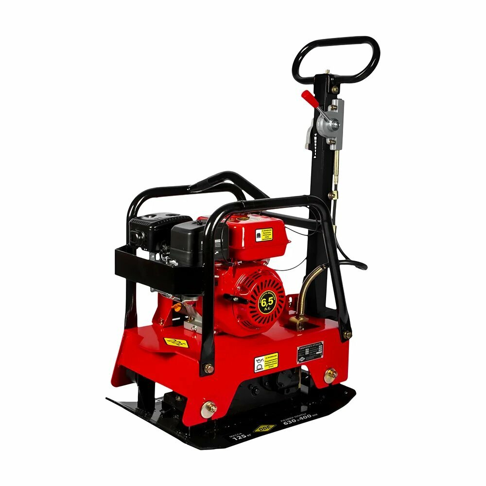 Виброплита DDE VP130-CK, 4780 Вт, бензиновый, 6,5 л. с, 125 кг