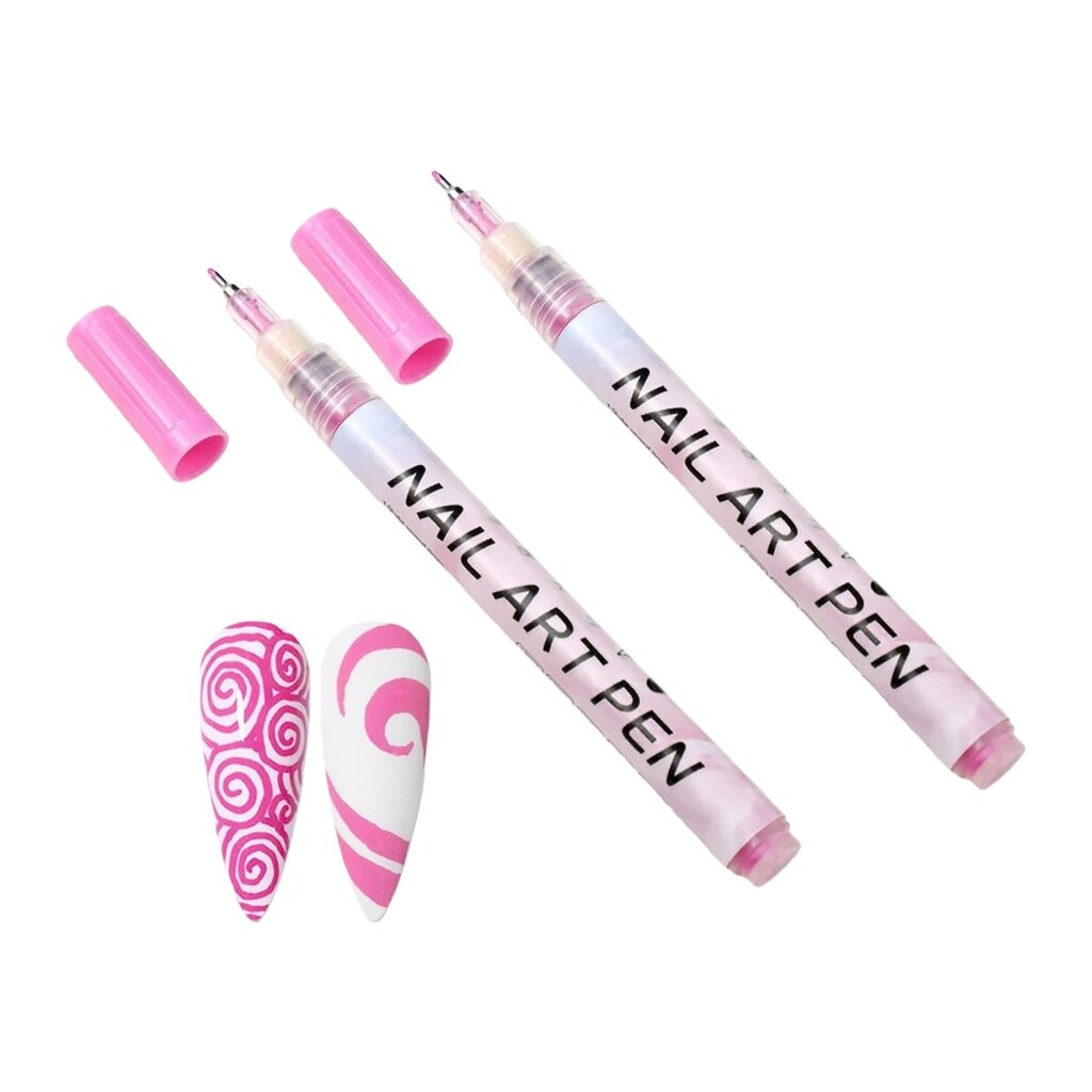 12-цветные маркеры для нейл-арта с наконечниками 0,5 мм; маркеры для нейл-арта, кисти для рисования, инструменты для украшения ногтей.