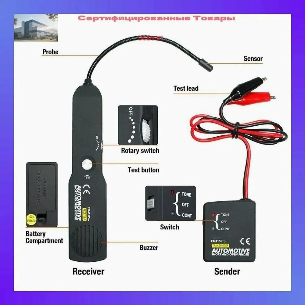 Тестер для авто 2023: поиск обрывов и замыканий в проводах. Быстрая диагностика электросистемы.