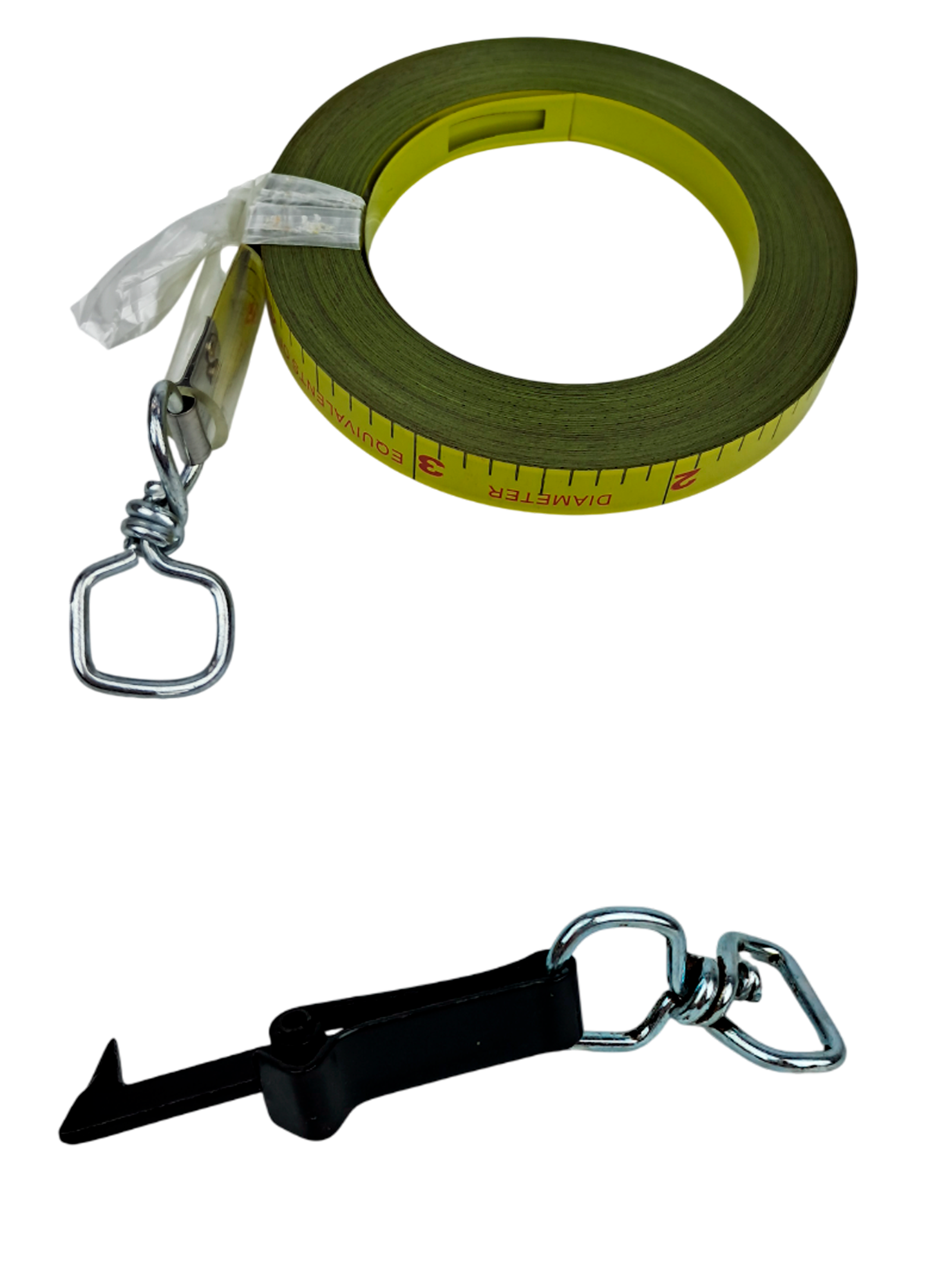 Ремкомплект рулетки лесоруба Rezer Profi, лента и крючек