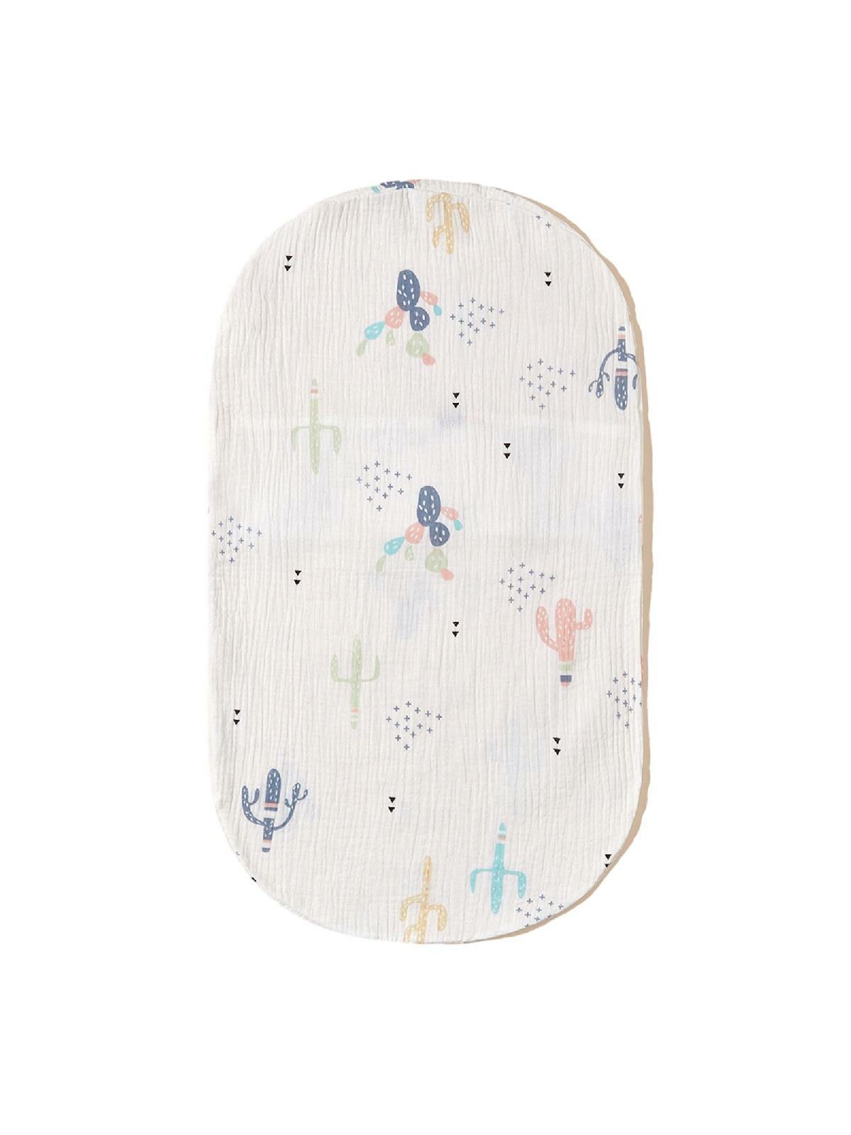 Наматрасник для детской кроватки, дышащая простыня для пеленания малышей, 15x26 дюймов