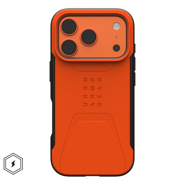 Чехол UAG Civilian Magfit для iPhone 17 Pro 6.3" (114545119797) Orange