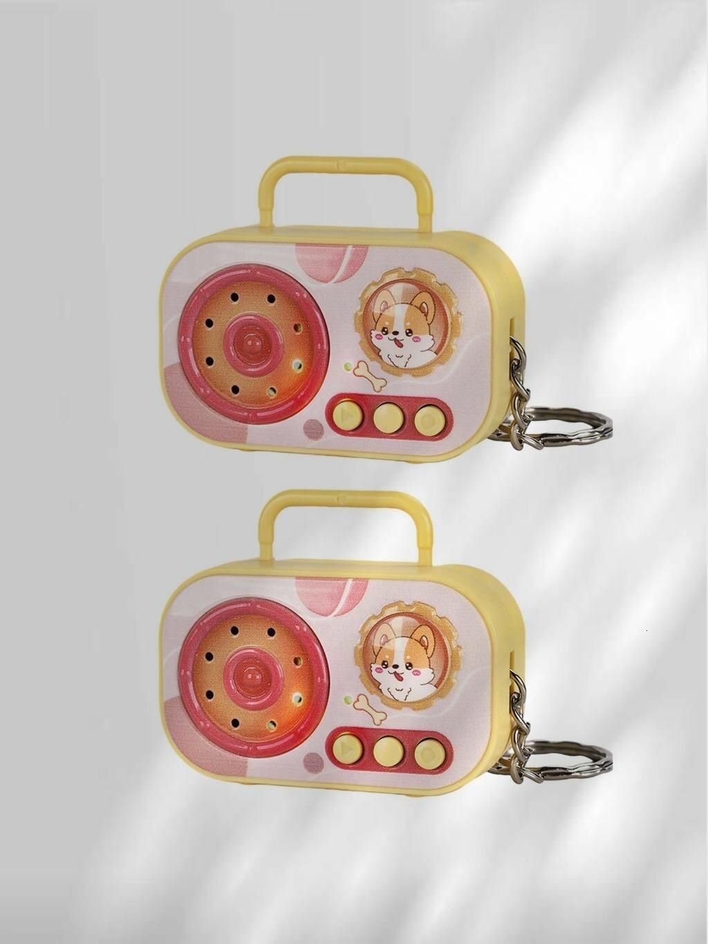 Карманный диктофон-брелок, Желтый