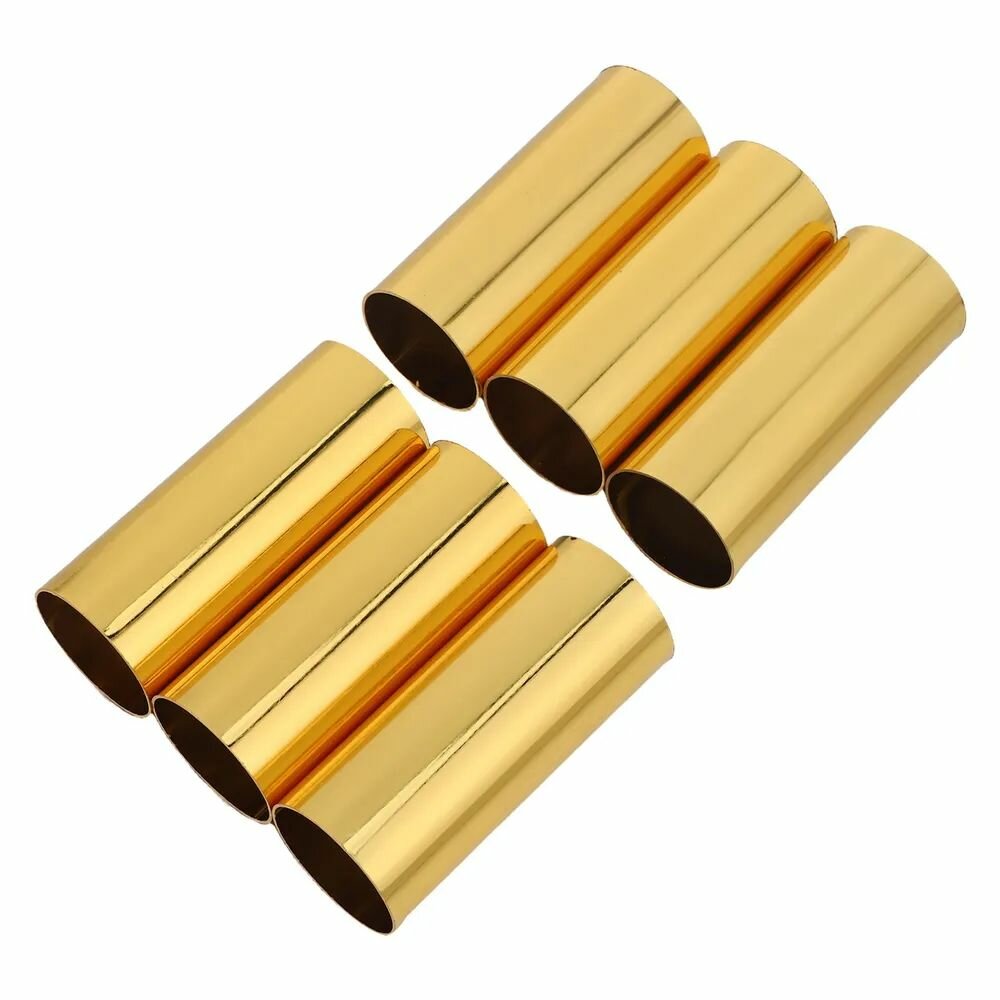 Металлические втулки для цоколя е14 золотистого цвета, для аксессуаров подвесных люстр, 6 шт