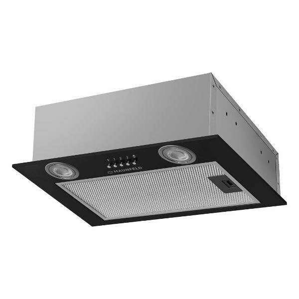 Вытяжка полностью встраиваемая Maunfeld Bay 45 Push Black