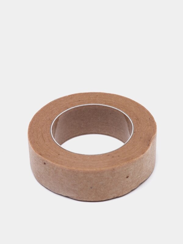 Скотч бумажный / Лента для изоляции нижних ресниц, коричневая