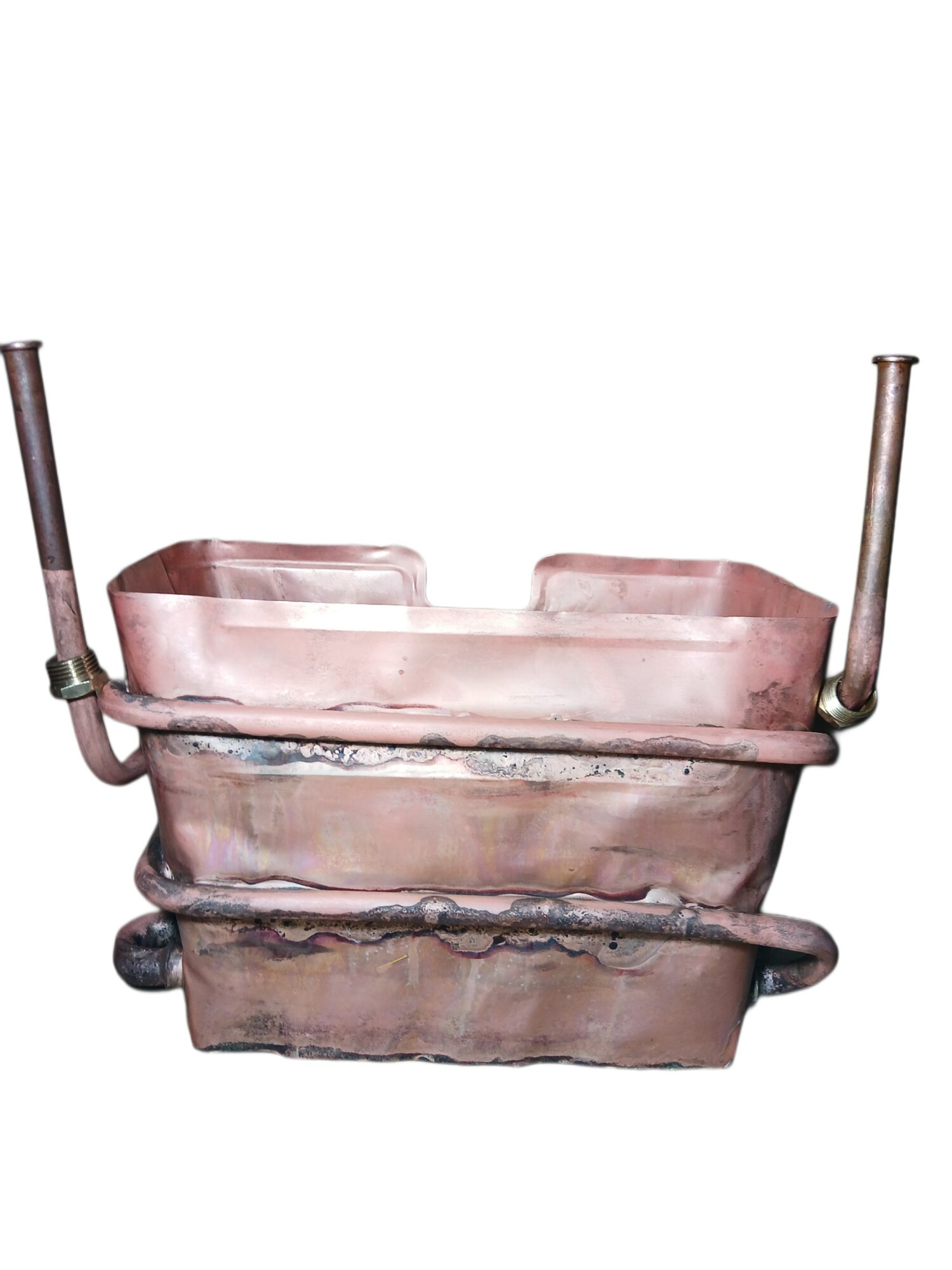 Теплообменник Baxi 14 для проточного газового водонагревателя (без покрытия)