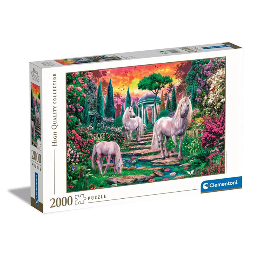 Пазл Clementoni 2000 Классический сад единорогов, арт.32575, классический