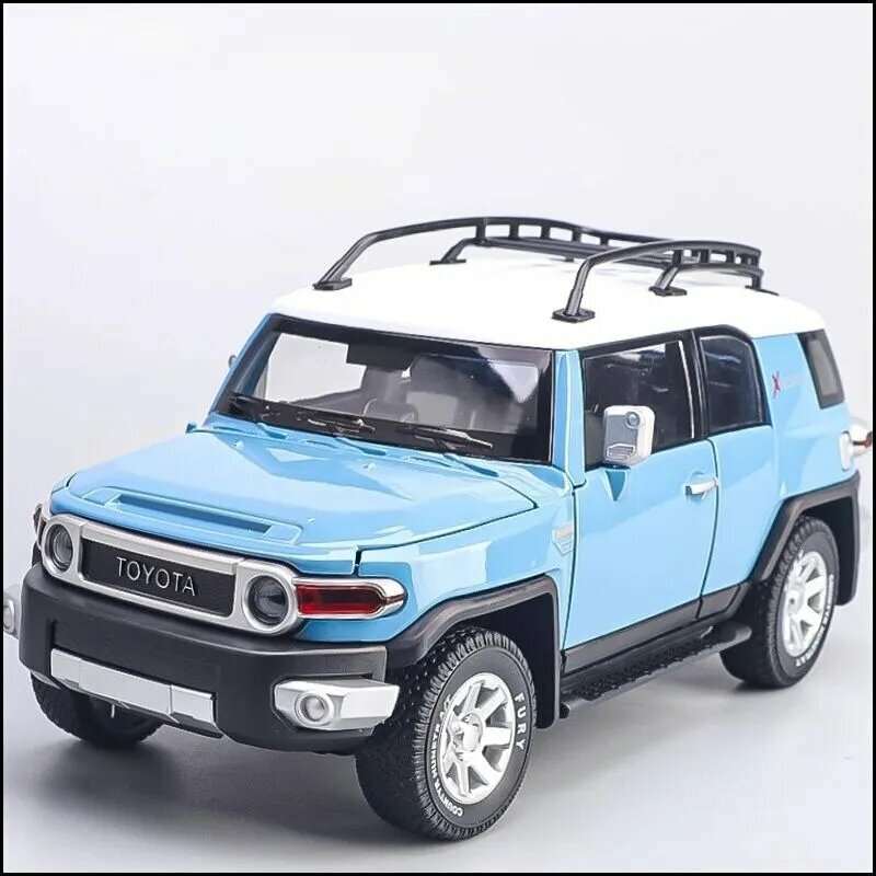 Тойота Toyota FJ Cruiser 1:24 Модель металлического внедорожника Детские игрушки
