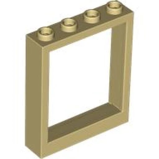 Рамка двери Lego Door, Frame 1 x 4 x 4 Lift 6154 (40527) Tan N