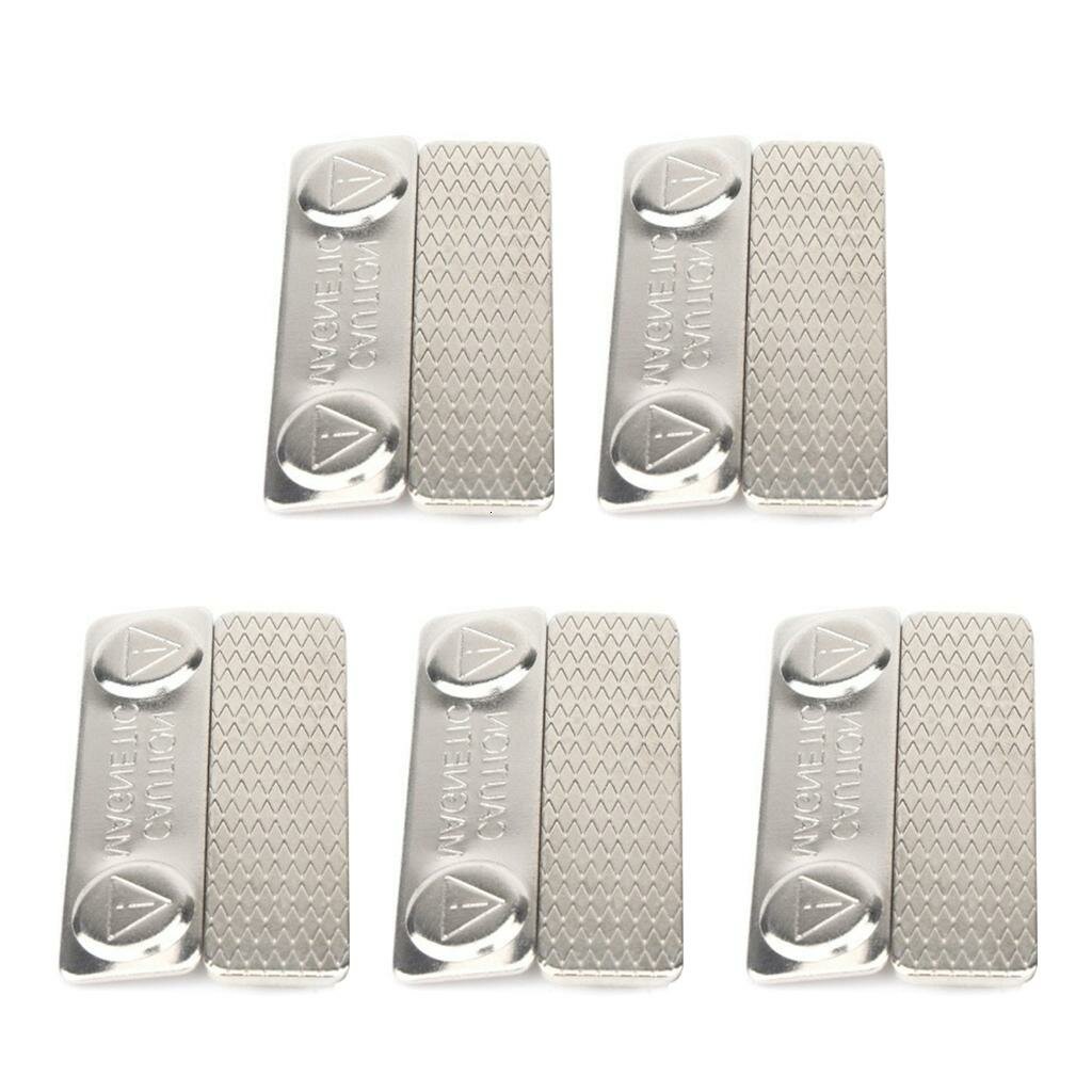 Магнитные бейдж-держатели (5 шт.), 45 13 Две металлические детали