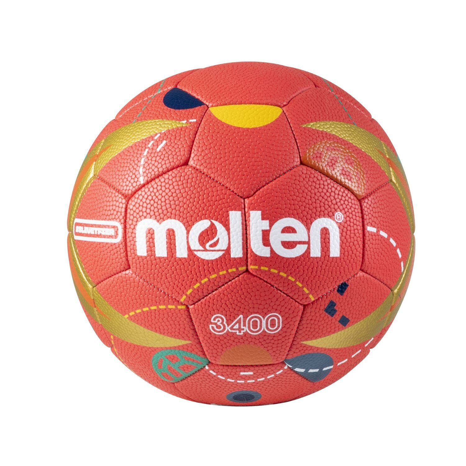 Тренировочный мяч Decathlon Molten HX3400, для гандбола, красный