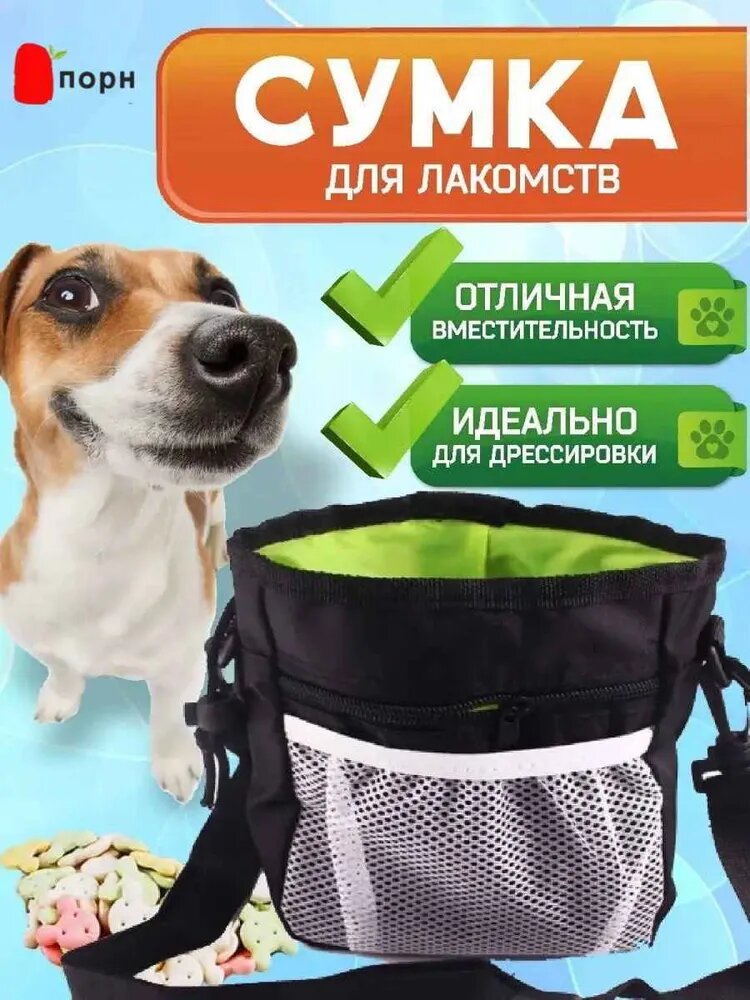 NopH Сумка для лакомств, портативная тренировочная сумка для собак, поясная кормушка для дрессировки