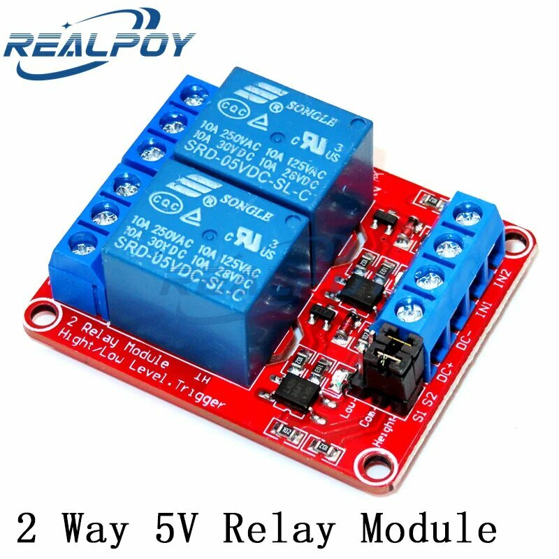 2-канальный релейный модуль REALPOY 5В