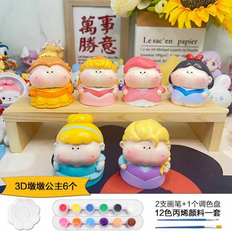 Пазл Гипсовая кукла Раскраска Граффити Рюкзак Медведь Креативный DIY Раскраска Детская живопись Образовательное ремесло