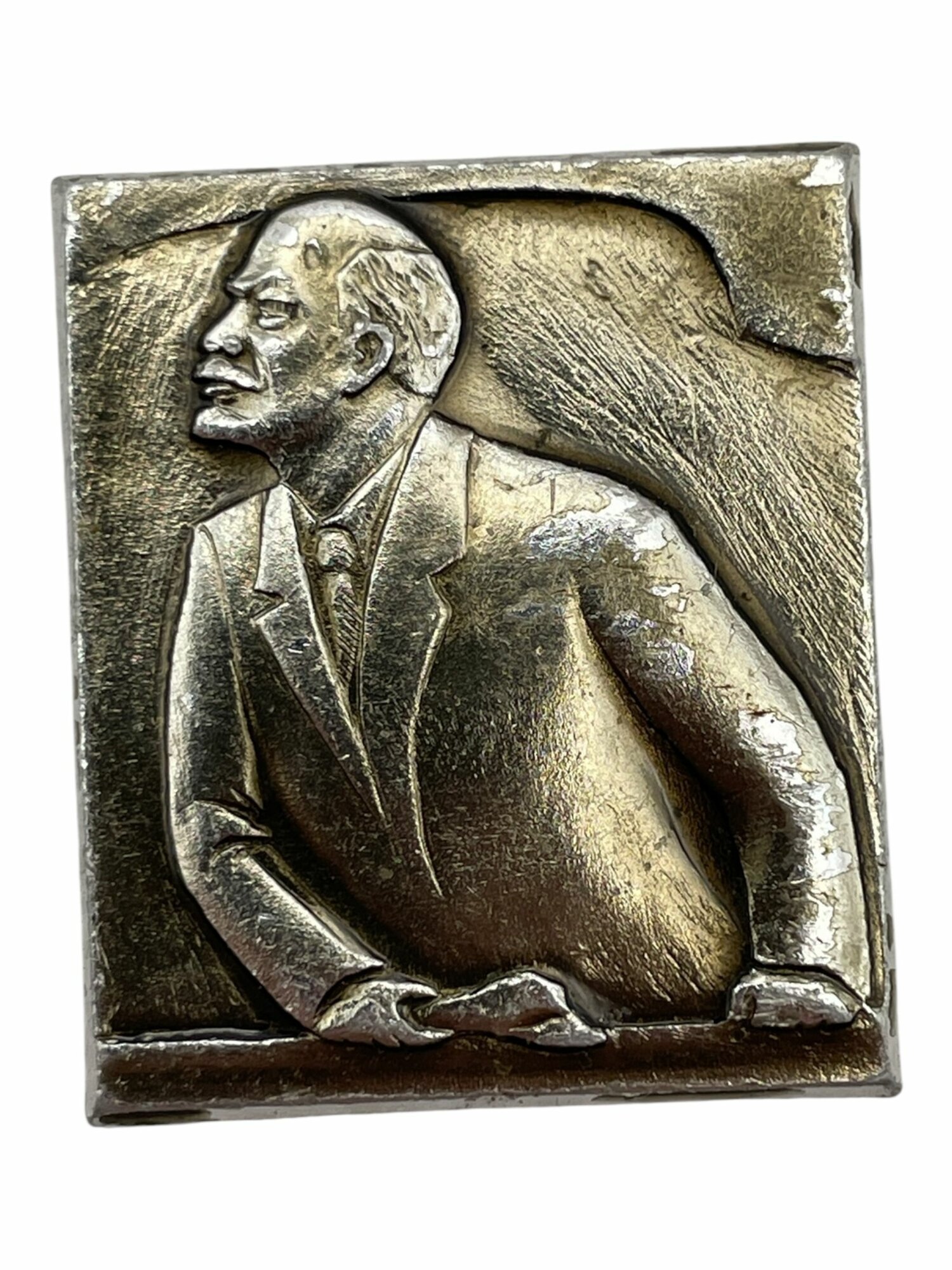 Советский винтажный значок, В. И. Ленин, сделано в СССР