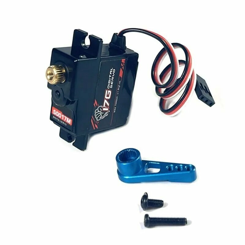 N517G 3.5KG Metal Gear Digital Servo and Arm S0017M совместим с C14 C24 MN D90 MN99S RC Car Upgrade Parts, 2