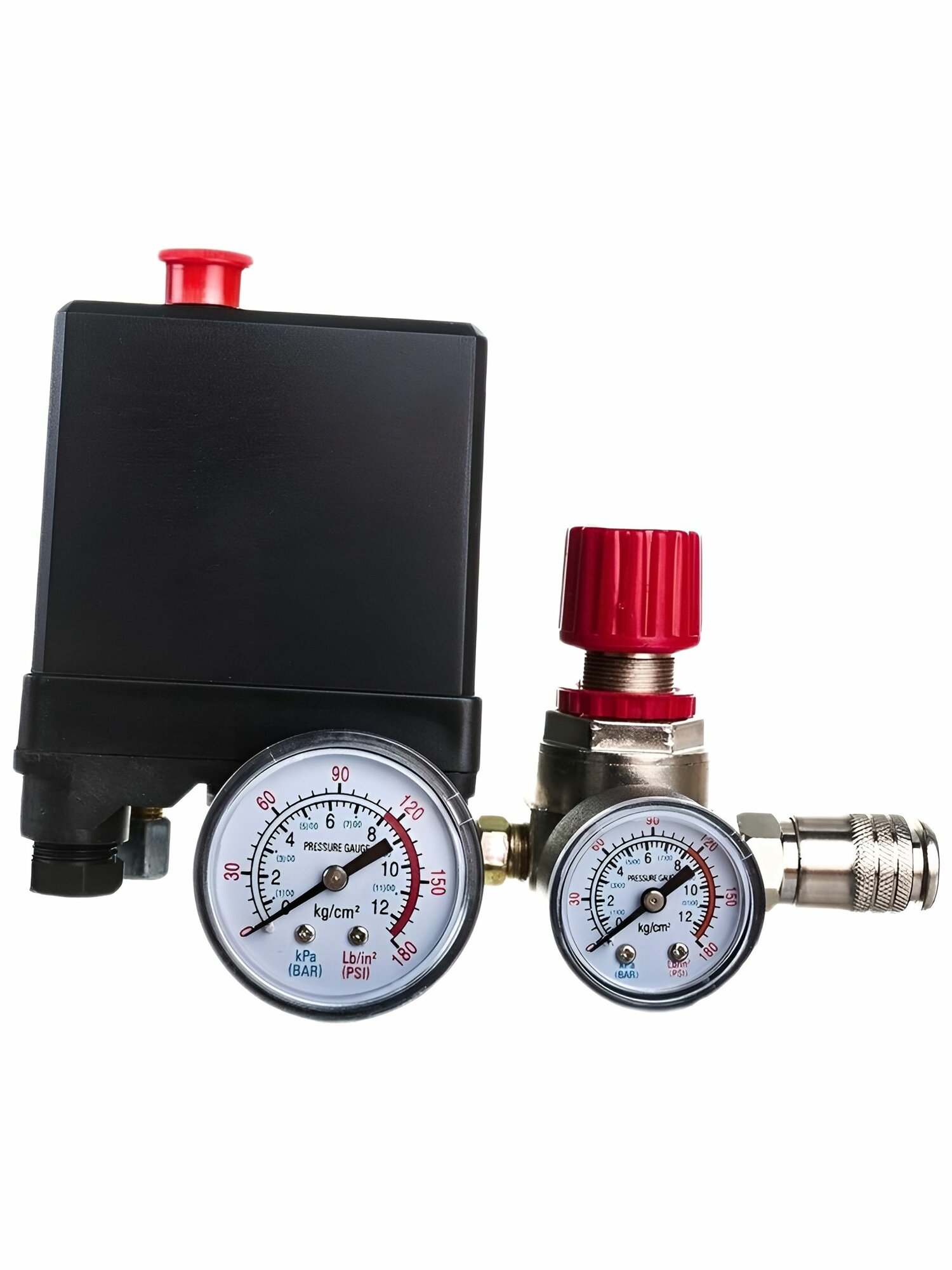 Реле Pegas pneumatic (2609) для компрессора в сборе 380 В (1 быстр. выход)