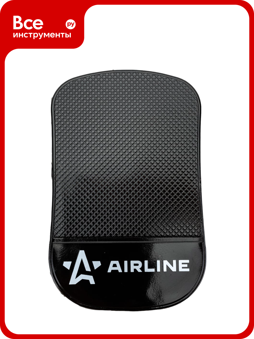 Коврик липучка Airline чёрный 92x145 мм ASM-B-01