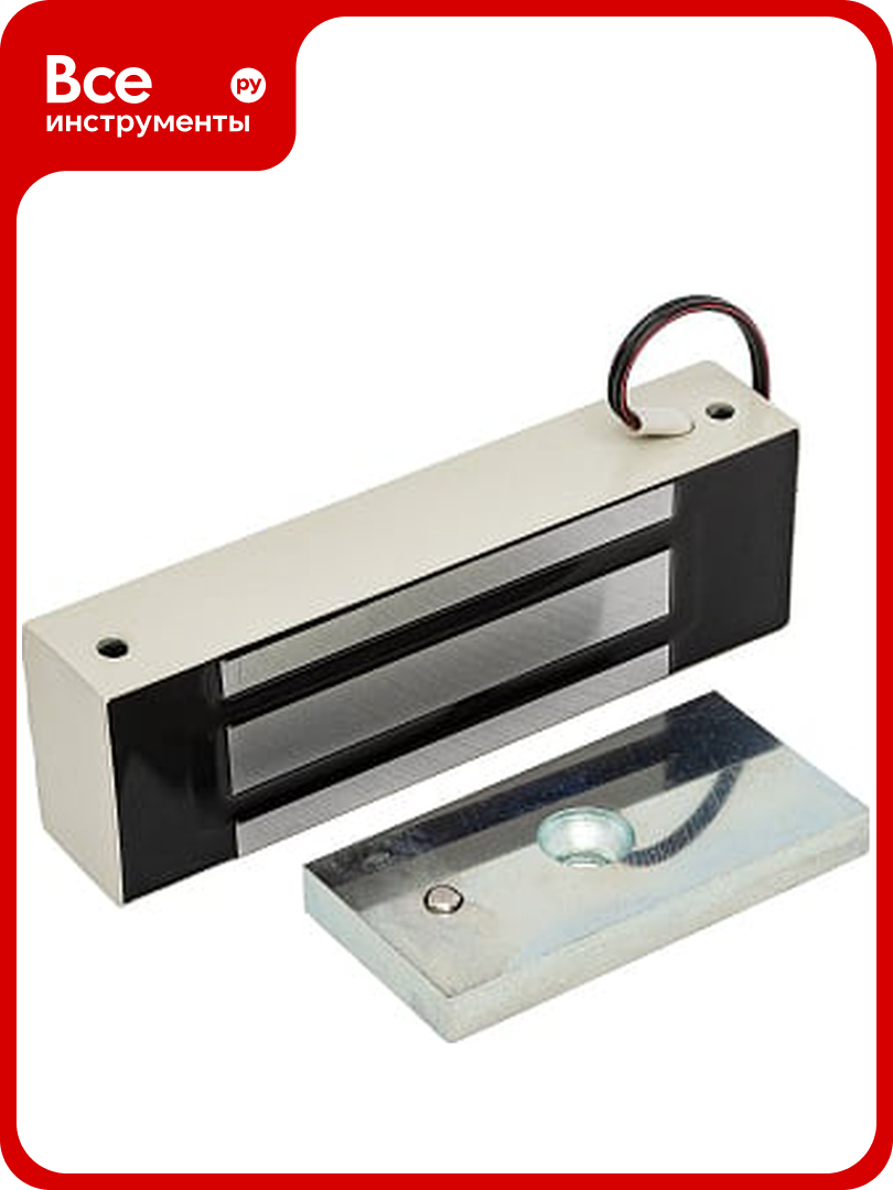 Электромагнитный замок ACCORDTEC ML-300K с уголком AT-13329