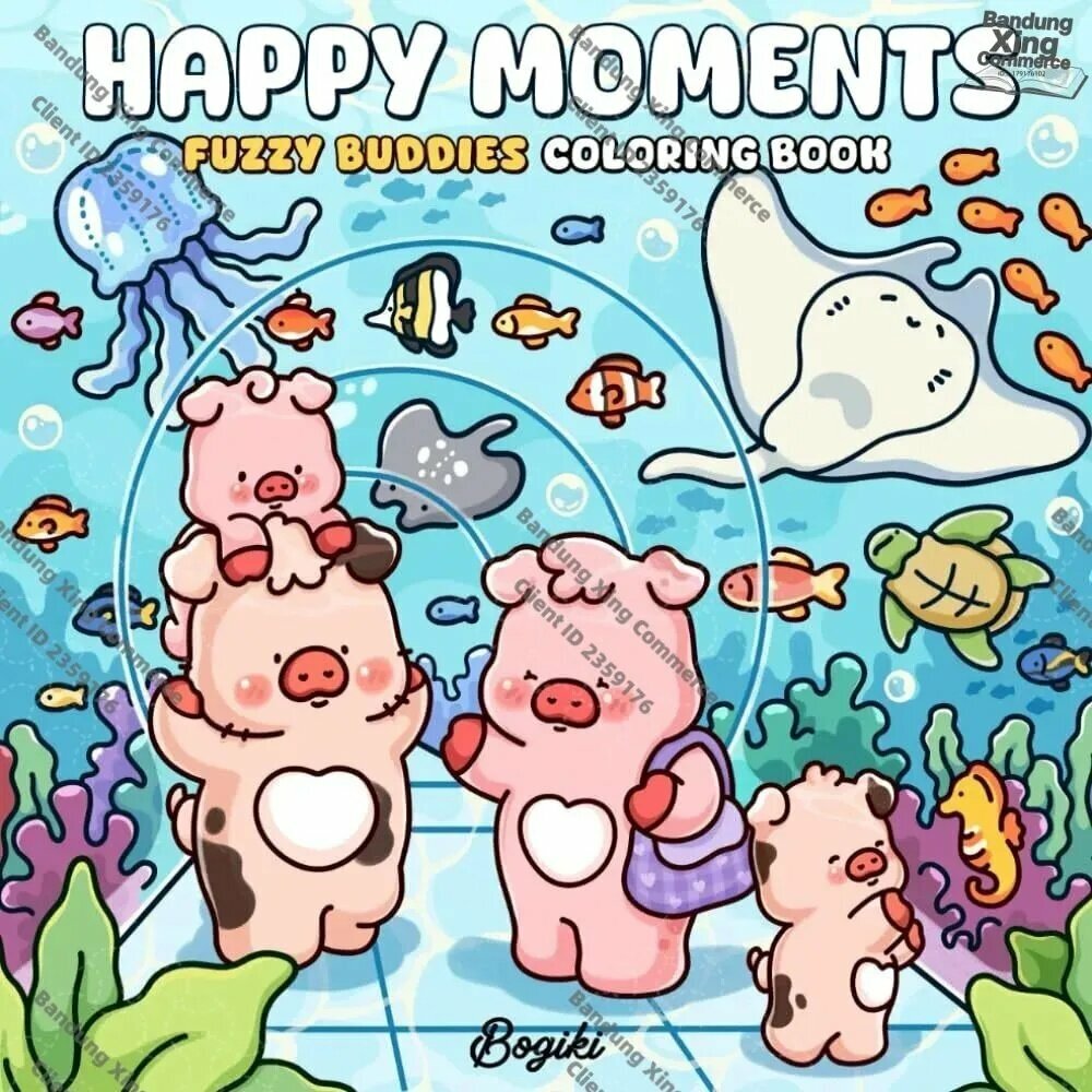 Раскраска антистресс для взрослых и подростков Coco Wyo -HAPPY MOMENTS 82