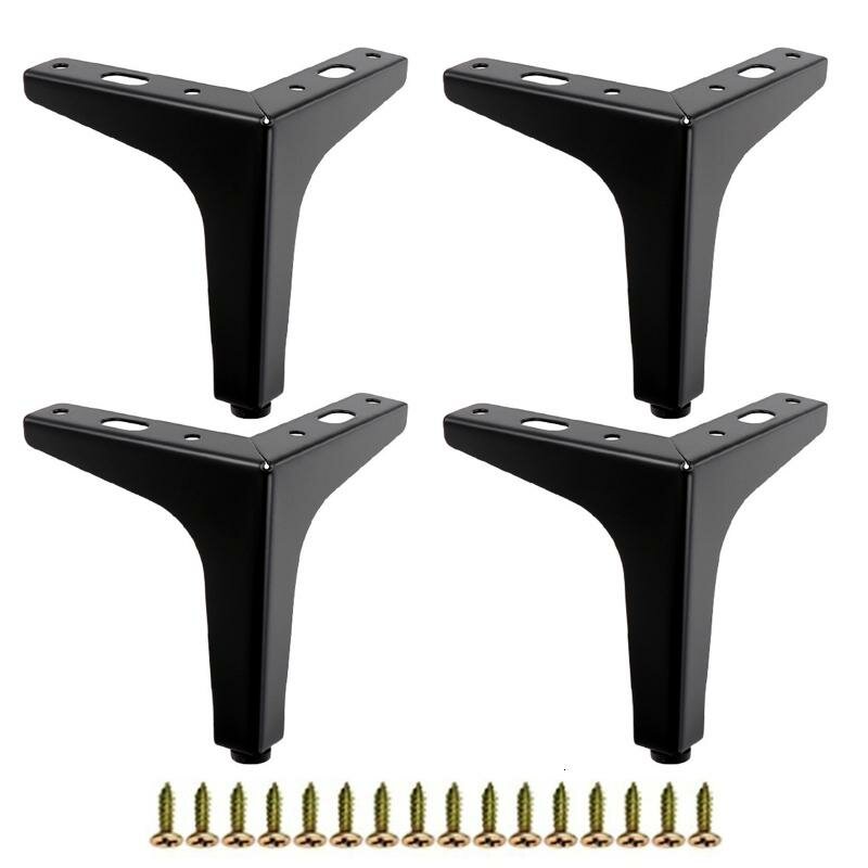 Угловые опоры для дивана, 4 шт, Черный - 10cm