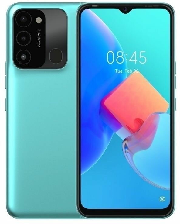 6,6" Смартфон Tecno SPARK 8C 4/64 ГБ (SPARK_8C) бирюзовый