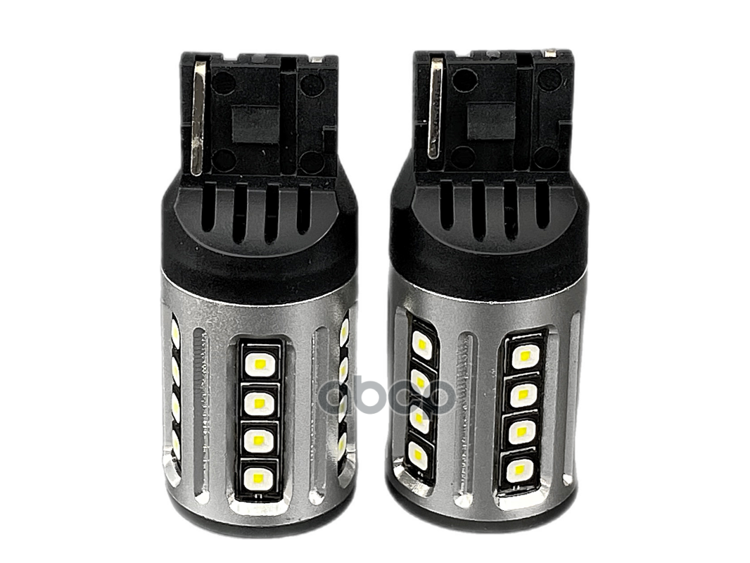 Лампа светодиодная 12V T20 бесцок. 24 диода SMD 5000К. белая. 180*. 1250Lm, Canbus (W21W) чип: 3838 OSRAM LEDISON