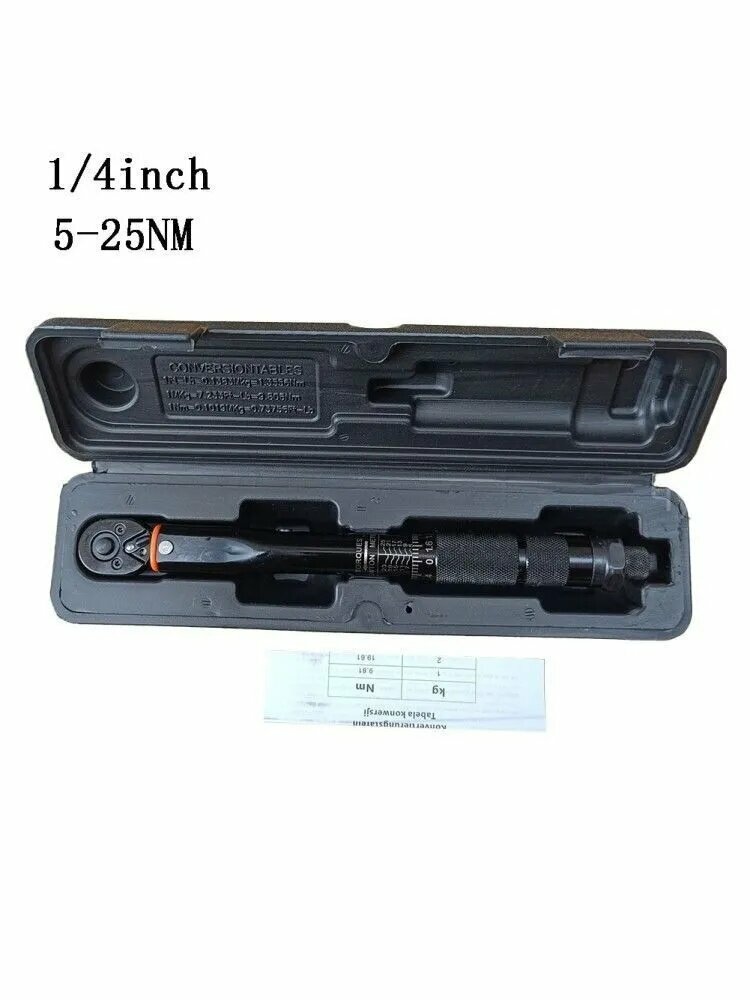 Динамометрический ключ с регулируемым крутящим моментом для точных измерений 5-25 Нм