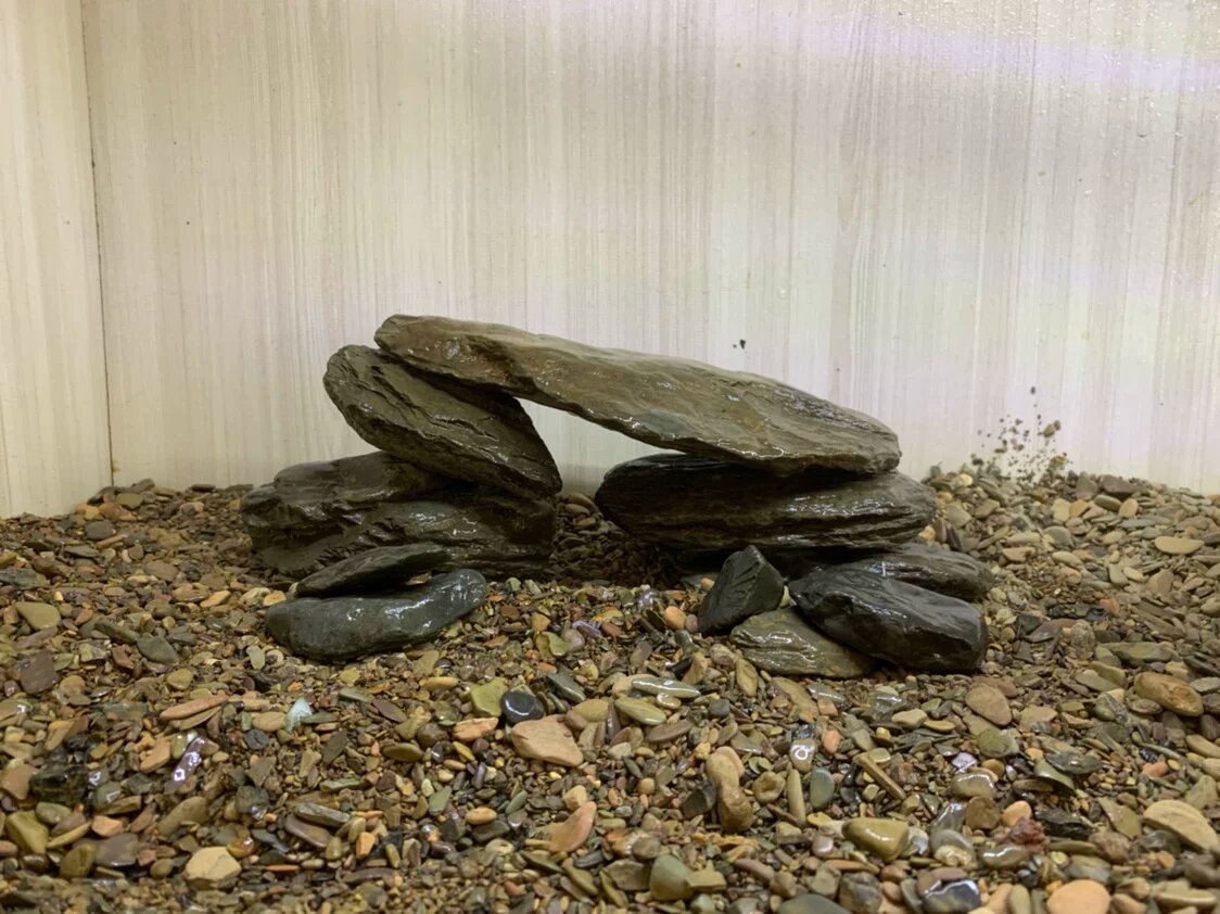 Полный набор натуральных камней для ландшафтного дизайна аквариума, плоские камни для обогрева, специальные камни для