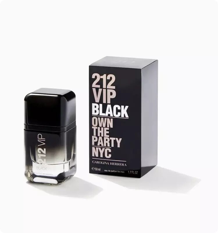 Carolina Herrera 212 VIP Black Men 50 мл, Парфюмерная вода мужская