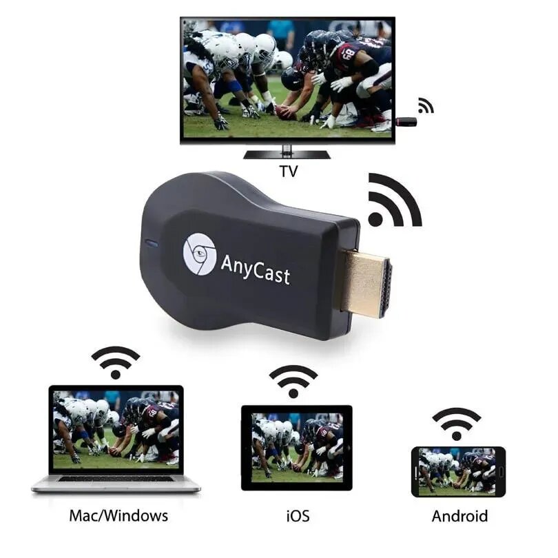 M2 Anycast HDMI-совместимый ТВ-приемник HD 1080P Miracast DLNA Airplay Wi-Fi дисплей приемник