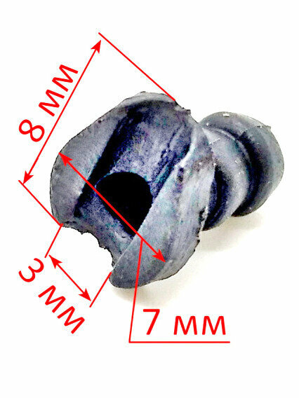 Штуцер подачи масла для бензопилы HUTER BS-40 (s/n TPW~)