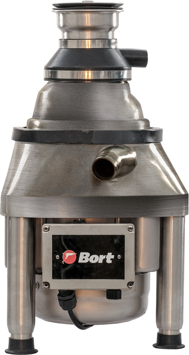 Измельчитель пищевых отходов Bort Ultimate 2000 серый, Профессиональный