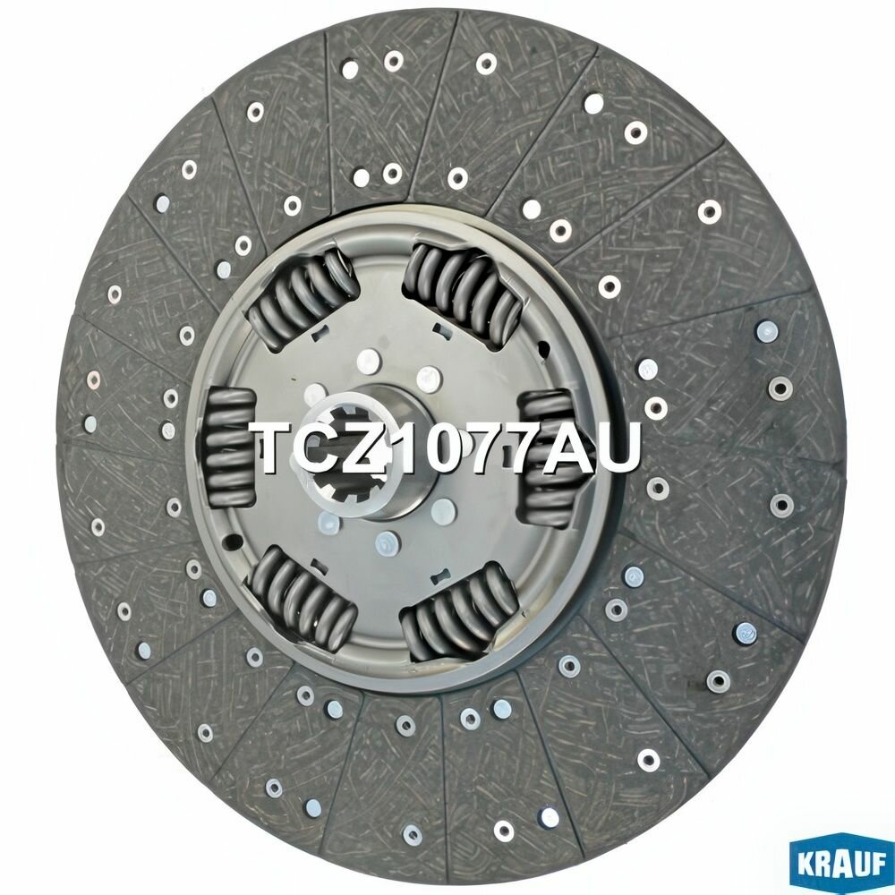 Диск сцепления ведомый, для Камаз арт TCZ1077AU