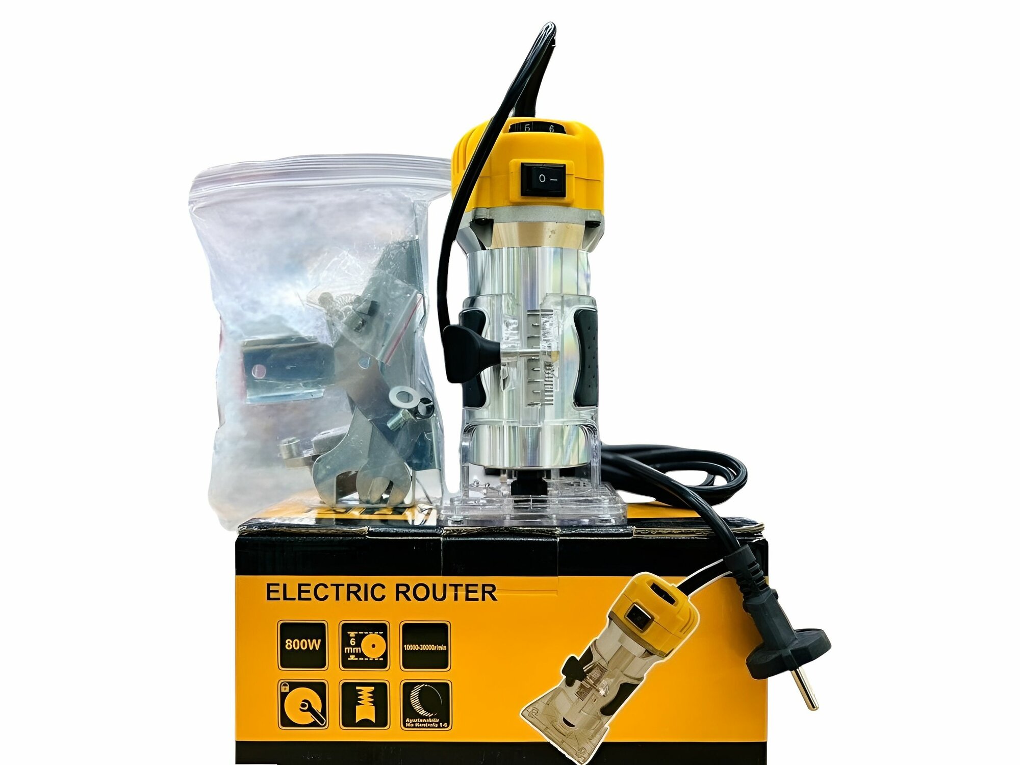 Фрезер по дереву электрический DeWalt 800 Вт (4 шт)