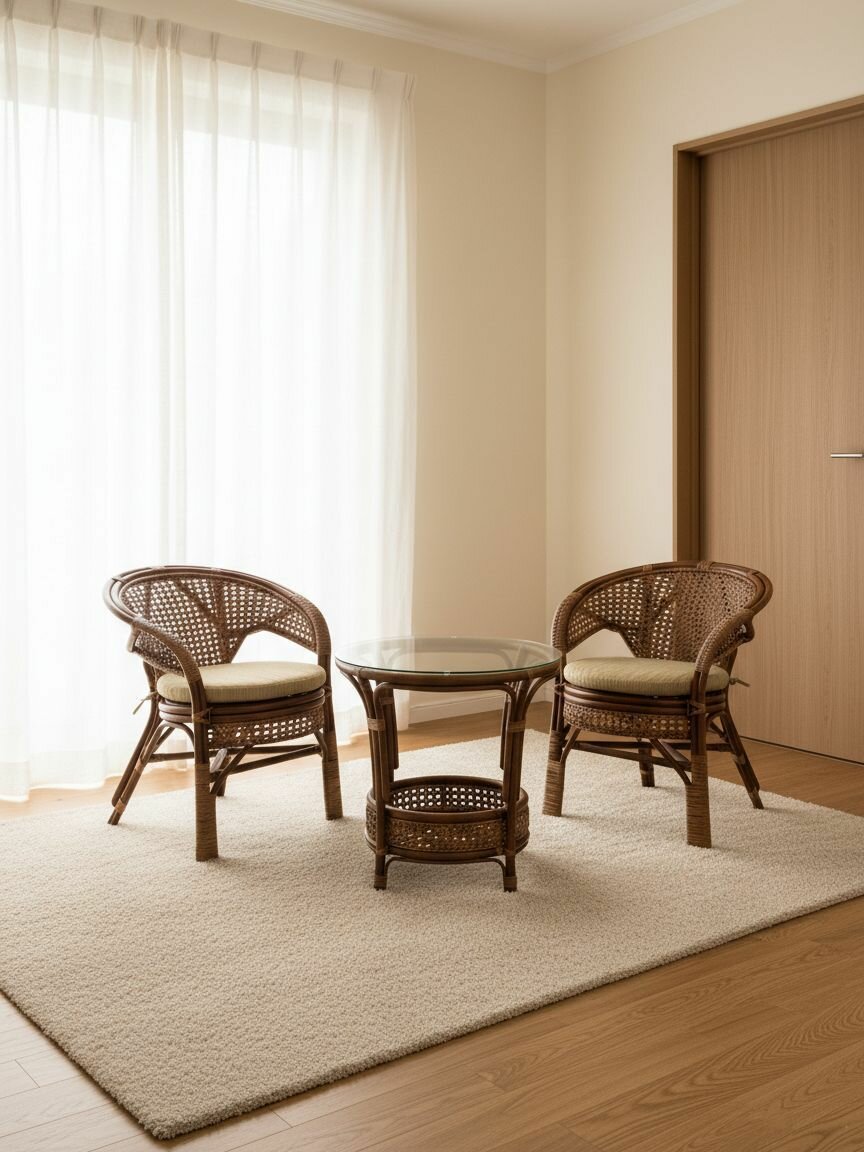 Комплект плетёной мебели